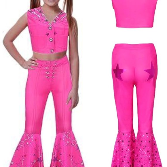 Diona J | Pants & Jumpsuits | Diona Rodeo Pink Cowgirl Costume Kid Teen ...